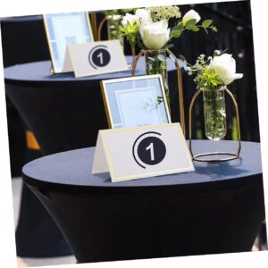 AUTSUPPL 100pcs Seat Card Place Cards for Wedding Dinner Place Cards Wedding Place Card Folded Place Cards Wedding Table Card Foldable Kitchen Table Party Reserved Cards Blank Cards Paper