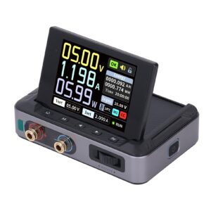 portable dc regulated power supply, 0-30v 0-5a 0-150w output, hd color screen, pd and qc support, multiple safety protections, stable output, for maintenance and debugging tasks