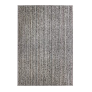 KOECKRITZ Boho Striped Beige Recycled Area Rug | Indoor Berber Loop Pile | Unique Washable Area Rug for Bedroom, Living Room, Kitchen, Office, Dorm & Dining Room | 6' x 9' Boho