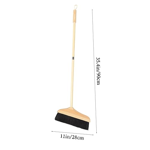 TOKIDNY Natural Broom Standing Broom Commercial Broom Indoor Broom Home Cleaning Supplies Hand Broom Kitchen Broom Long Broom Duster Broom Sweeping Brush Brooms Sweeping Broom Bristle Hair