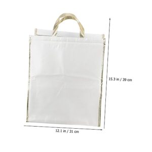 BCOATH Insulation Bags Foldable Catering Bag Food Tote Hot Pizza Bags The Tote Bag Cake Cooler Carrier Bag Food Bags for Hand Bags Food Warmer Bag Nonwoven Peritonealwaterproof