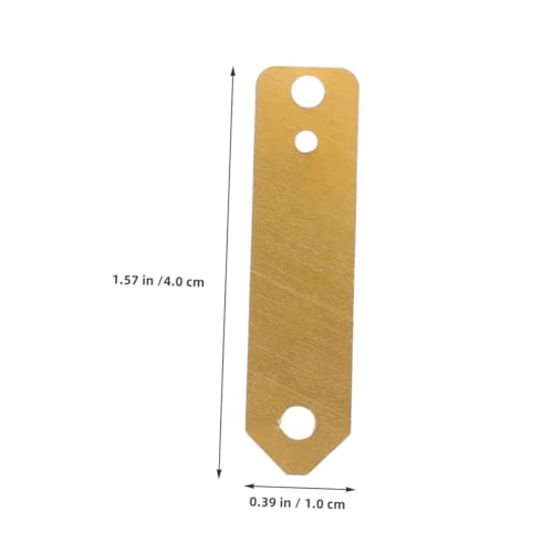 OSOLADY 4 Pcs Fruit Battery Material Metal Electrode Strip Electrode Strip for Plating Electrode Strip for Electroplating Copper Electrode Strip Electroplating Electrode Strip Zinc