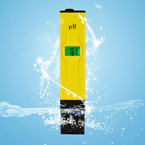 FLEXMAN Digital Ph Meter, Portable High Accuracy PH Tester, Water Quality Tester Analyzer for Aquarium, Fisheries, Swimming Pools, Beverages, Drinking Water, Indoor Plants