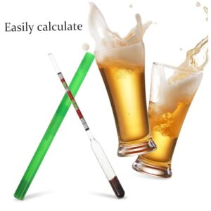 FELTECHELECTR 3 Pcs Sugar Meter Hydrometer for Brew Beer Manual Hydrometer Syrup Hydrometer for Wine Hydrometer for Moisture Content Wine Hydrometer Sugar Hydrometer Borosilicate Glass