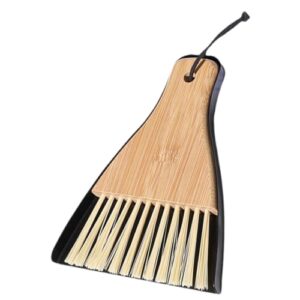 sewoart 1 set desktop broom keyboard duster brush dustpan kid broom cleaning accessory cleaning supply broom handheld broom portable brush whisk broom pet cage broom brush the pet