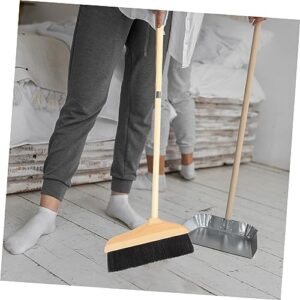 TOKIDNY Natural Broom Standing Broom Commercial Broom Indoor Broom Home Cleaning Supplies Hand Broom Kitchen Broom Long Broom Duster Broom Sweeping Brush Brooms Sweeping Broom Bristle Hair