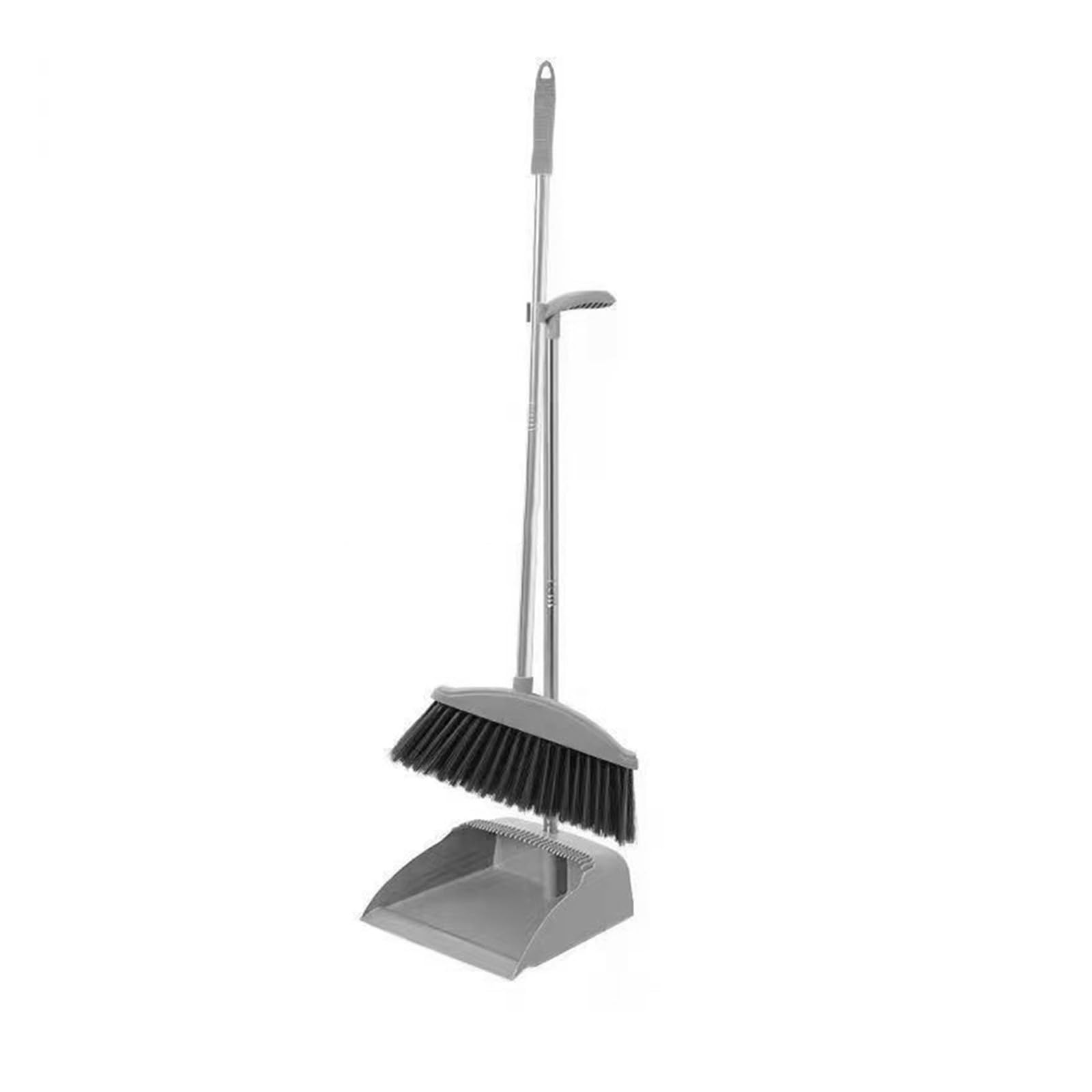 Broom and Dustpan Set, Standing Hand Broom for Home & Kitchen with Scraping Teeth, Buckle Type Broom with Dustpan Combo Set Outdoor Broom Household Cleaning Tool Apartment Home Essentials, Cute Stuff