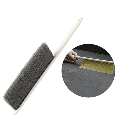 ORFOFE Bedroom Dusting Brush Rug Cleaning Brush Long Handle Cleaning Brush Carpet Hand Brush Carpet Cleaner Brush Soft Bristle Broom Carpet Broom Quilts White Comforter Quilt Carpet Brush