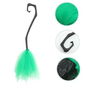 FOYTOKI Halloween Broom Decoration Root Witch Broom Witch Flying Broomsticks Halloween Decorations Witch Dress up Fun Costume Accessories Witch Broom Stick Plastic