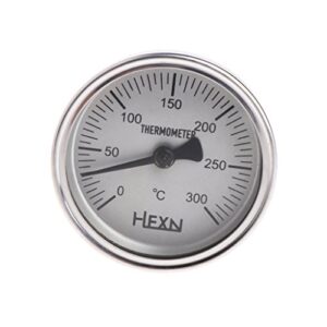 kobeIeen 50/100/150/200/300℃ Bi-Metallic Metal Temperature Gauge for Pipeline Industrial Use