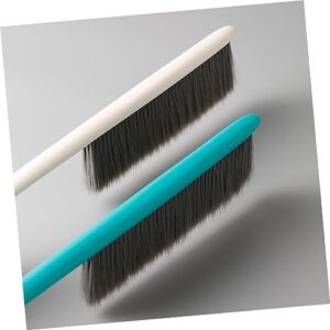 ORFOFE Bedroom Dusting Brush Rug Cleaning Brush Long Handle Cleaning Brush Carpet Hand Brush Carpet Cleaner Brush Soft Bristle Broom Carpet Broom Quilts White Comforter Quilt Carpet Brush