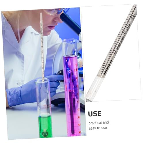 FUNOMOCYA Hydrometer Sugar Density Meter Moisture Content Tester Liquid Measuring Tools Petroleum Meter Liquidometer Liquid Measuring Device Liquid Meter Measure Tool Test Tool Glass