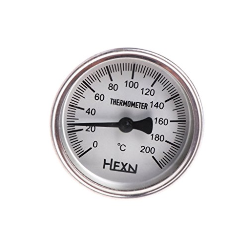 kobeIeen 50/100/150/200/300℃ Bi-Metallic Metal Temperature Gauge for Pipeline Industrial Use