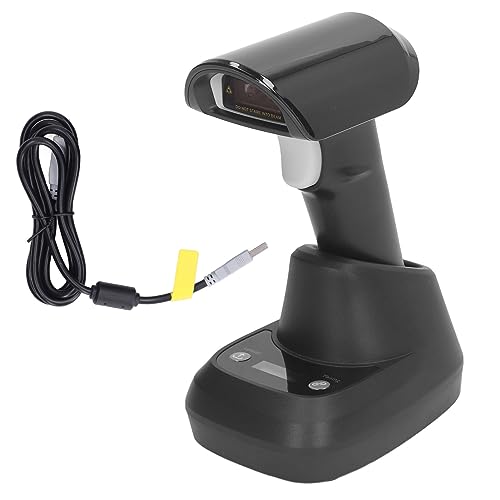 Barcode Scanner WirelessBarcode Scanner with Base High High Accuracy Wide Application Excellent Material for Logistics Bar Code Scanners