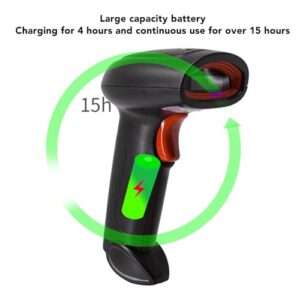 2D Barcode Scanner HighScanner Head Fast Decoding Long Battery Life for Supermarket Warehouse