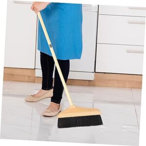 TOKIDNY Natural Broom Standing Broom Commercial Broom Indoor Broom Home Cleaning Supplies Hand Broom Kitchen Broom Long Broom Duster Broom Sweeping Brush Brooms Sweeping Broom Bristle Hair