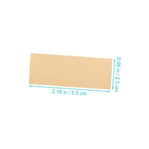 BELLIFFY 5 Pairs Zinc Sheet Copper Sheet Pool Gold Plating Machine DIY Fruit Zinc Strips for Roof Moss Electrode Strip for Plating Plate Anode for Zinc Plating Gasket Material Zinc Anode