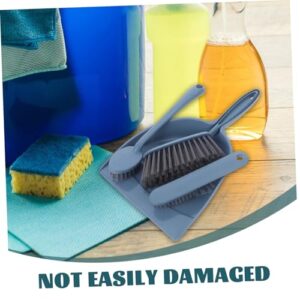 BUTIFULSIC 1 Set Mini Broom Set Small Cleanning Broom Crevice Cleaning Brush Whisk Broom Small Hand Broom Brush Keyboard Broom Table Broom Messes Dustpan Brooms Handheld Dust Pan The Pet Blue