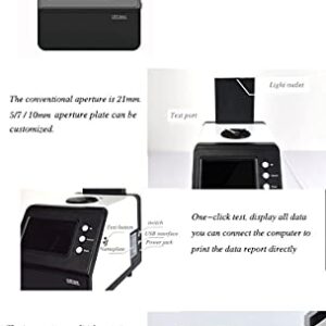 HFBTE Haze Meter Transmission Hazemeter Light Transmittance Haze Meter with Test Aperture 21mm Illuminants D65 A C Repeatability≤0.1 for Glass,Plastic,Film,Display Screen,Packaging,Etc