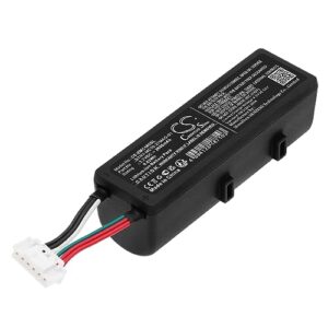 cs replacement battery for zebra mc18, mc18n0 btry-mc18-27mag-01 2600mah / 9.62wh barcode scanner