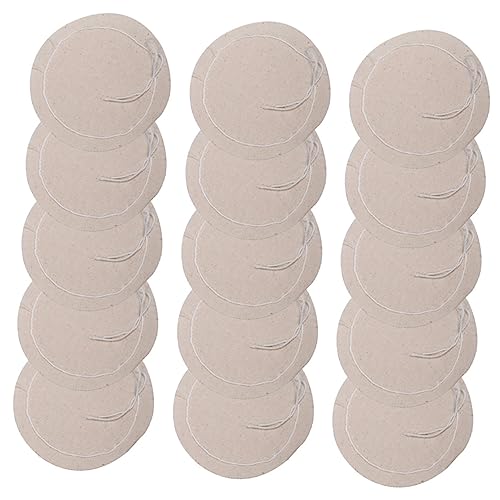 HOLIDYOYO 20pcs Coffee Pot Filter Cloth Espresso Machine Balance Siphon Coffee Maker Hanging Ear Coffee Bag Coffee Filter Syphon Coffee Maker Filter Thai Tea Strainer Cotton Beige