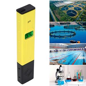 FLEXMAN Digital Ph Meter, Portable High Accuracy PH Tester, Water Quality Tester Analyzer for Aquarium, Fisheries, Swimming Pools, Beverages, Drinking Water, Indoor Plants