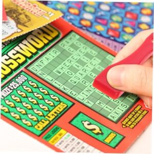 ifundom 20 Pcs Handy Ticket Scratcher Tool Convenient Plastic Scraper for Labels and Stickers Multi-Purpose Scraper Scraper