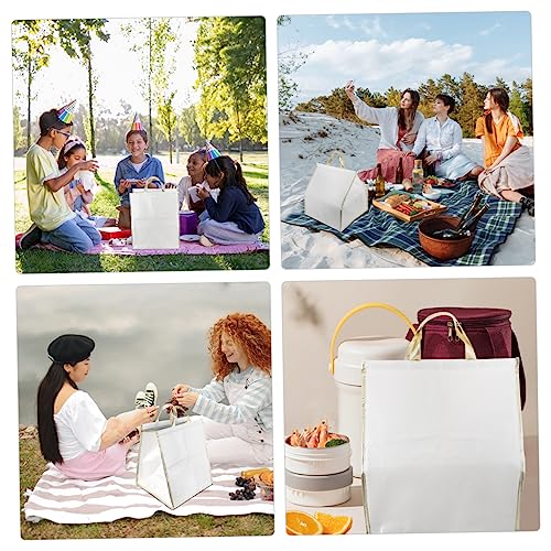 BCOATH Insulation Bags Foldable Catering Bag Food Tote Hot Pizza Bags The Tote Bag Cake Cooler Carrier Bag Food Bags for Hand Bags Food Warmer Bag Nonwoven Peritonealwaterproof