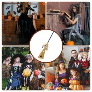 Kids Witches Broom - Halloween Decor Broom | Halloween Witch Broom with Detachable Handle, Reusable Witch Flying Broom Stick,Witch Wizard Costume Accessories, Wizard Broom-Stick Cosplay, Halloween