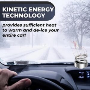 Portable Kinetic Molecular Heater, Molecular Heater, Kinetic Heater, Molecular Heater for Car, Portable Kinetics Heater for Car Kinetics Molecular (Black)