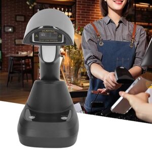 Barcode Scanner WirelessBarcode Scanner with Base High High Accuracy Wide Application Excellent Material for Logistics Bar Code Scanners