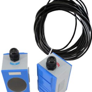 VTSYIQI Ultrasonic Flowmeter Cable TS-2 Clamp-on Sensor for Pipe Diameter DN25~100mm for Wall Mounted TUF-2000SW TUF-2000B Module TUF-2000M Fixed TUF-2000F Liquid Flow Meters