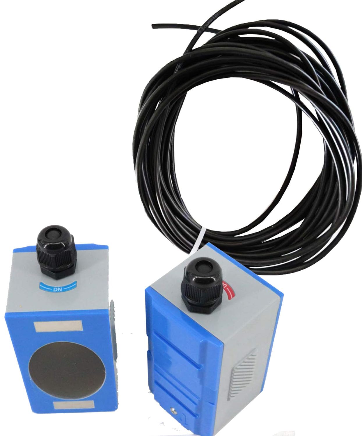 VTSYIQI Ultrasonic Flowmeter Cable TS-2 Clamp-on Sensor for Pipe Diameter DN25~100mm for Wall Mounted TUF-2000SW TUF-2000B Module TUF-2000M Fixed TUF-2000F Liquid Flow Meters