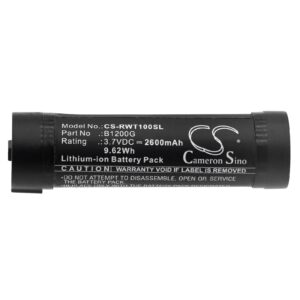 CS Replacement Battery for RealWear B1200G, CommWear HMT-1, HMT-1 B1200G 2600mAh / 9.62Wh Barcode Scanner