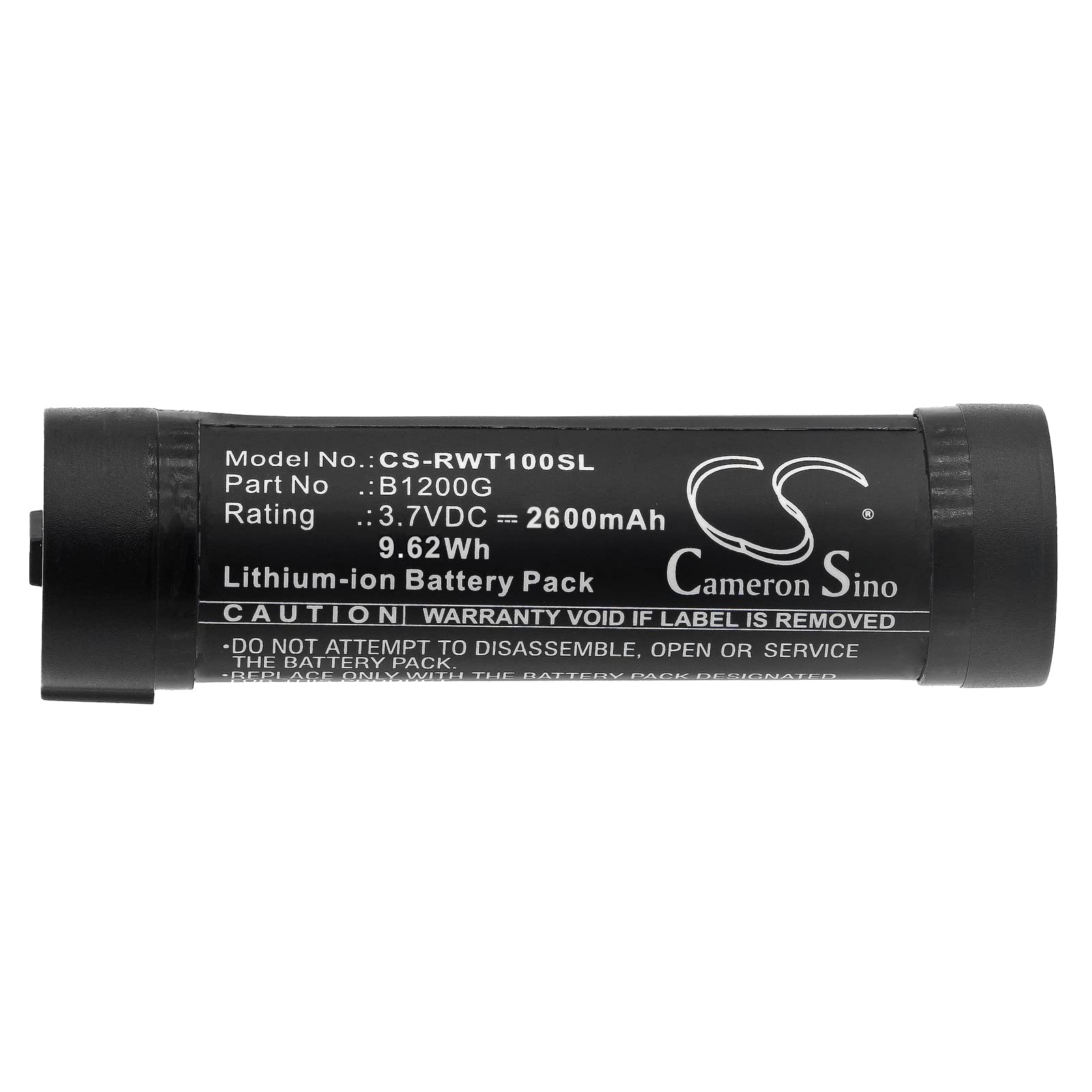 CS Replacement Battery for RealWear B1200G, CommWear HMT-1, HMT-1 B1200G 2600mAh / 9.62Wh Barcode Scanner