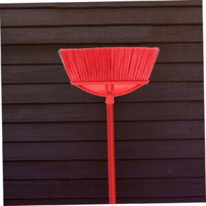 FOYTOKI Broom Head Tile Cleaning Brush Broom Part Kitchen Accessory Replaceable Sweeper Part Home Accessory Indoor Broom Bath Tub Cleaning Brush Broom Refill Head Outdoor Broom Plastic Red