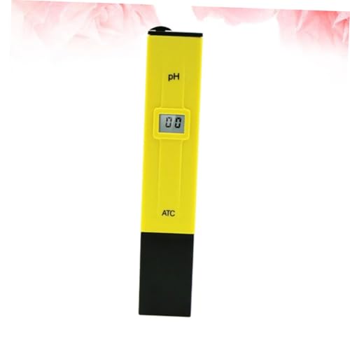 CHILDWEET Ph Measurement Water Ph Pen Portable Ph Pen Water Quality Monitor Ph Test Pen Pool Ph Tester Digital Ph Tester Water Tester Ph Tester Digital Fish Tank Ph Tester LCD Ph Pen Yellow