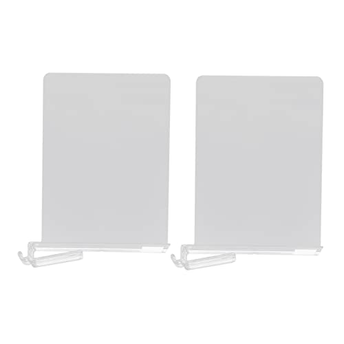 VILLFUL 2pcs Clothes Board Wardrobe Divider Shelf Divider Organizer Closet Shelf Clothing Drawer Dividers Closet Separators for Clothes Drawer Organizer Dividers Clear Shelf Abs