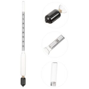 VILLFUL Hydrometer Liquid Measuring Tools Liquid Meter Liquidometer Liquid Tester for Liquid Measuring Device Mud Making Supplies Petroleum Meter Mud Making Kit for Beginners Glass