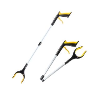 jbncrygd foldable grabber reacher tool for elderly, reacher grabber pickup tool, handy trash claw grabber, reaching assist tool for trash pick up,b