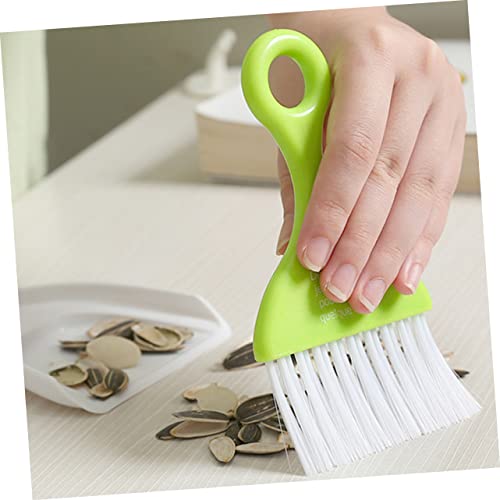 ORFOFE 2 Sets Desktop Cleaner Dustpan and Brush Mini Hand Broom Hand Sweeping Brush Keyboard Broom Dustpan Small Hand Broom Hand Whisk Broom Mini Dusting Broom Dust Broom Cleaning Dustpan