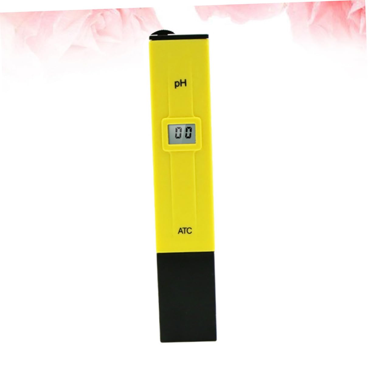 BUGUUYO Ph Measurement Portable Ph Pen Water Ph Pen Ph Tester Digital Water Tester Ph Meter Pen Fish Tank Ph Tester Digital Ph Pen Ph Test Pen LCD Ph Pen Pool Ph Tester Yellow