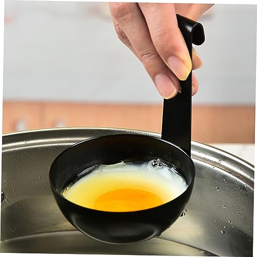 CIYODO 3pcs Stainless Steel Egg Cooker Egg Maker Machine Boil Egg Cooker Egg Holder Stand Boiled Egg Cooker Egg Cups for Eggs Steamed Egg Cup Egg Pan Steamer Pot Boiled Egg Holder Black