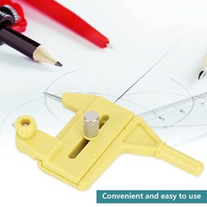 Round Circular Compass Cutter, for Cutting 1.5‑50mm Radius Cutter, Easy to Use, with Improved Fixed Button, and Movable Safety Cover