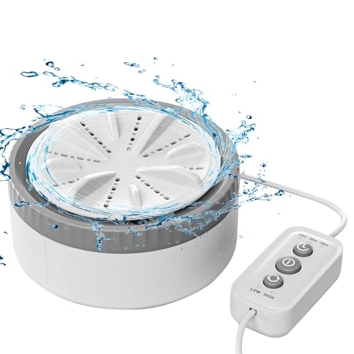 Portable Washing Machine USB Powered Mini Washer Turbine 3 Modes Travel Washing Machine for Business Trip, Home,Apartment, College Rooms, Portable Washing Machine