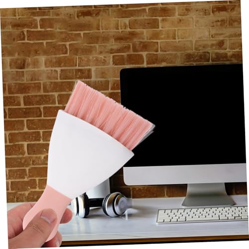 Hoement Household Supplies Dog Cleaning Kit Mini Broom Broom Cage Cleaner Small Broom and Dustpan Cleaning Brush Mini Saucepan to Attach to Door Cleaning Broom Keyboard Cleaner Brush