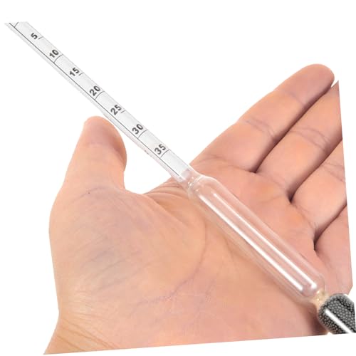 VILLFUL Hydrometer Liquid Measuring Tools Liquid Meter Liquidometer Liquid Tester for Liquid Measuring Device Mud Making Supplies Petroleum Meter Mud Making Kit for Beginners Glass