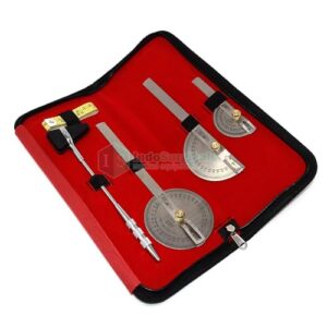 goniometer with knee hammer and measuring tape -set of 3