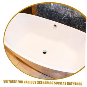 COOLHIYA Bathtub Drain Plug Anti Clogging Sink Drain Stopper Bathtub Stoppers Drain Plug Bath Tub Drain Stopper Universal Tub Stopper Universal Drain Filter Bathroom Sink Stopper Copper