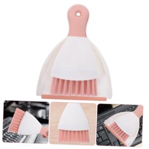 Hoement Household Supplies Dog Cleaning Kit Mini Broom Broom Cage Cleaner Small Broom and Dustpan Cleaning Brush Mini Saucepan to Attach to Door Cleaning Broom Keyboard Cleaner Brush